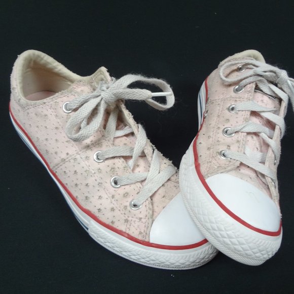 Converse | Shoes | Converse Light Pink With Star Cutouts All Star ...